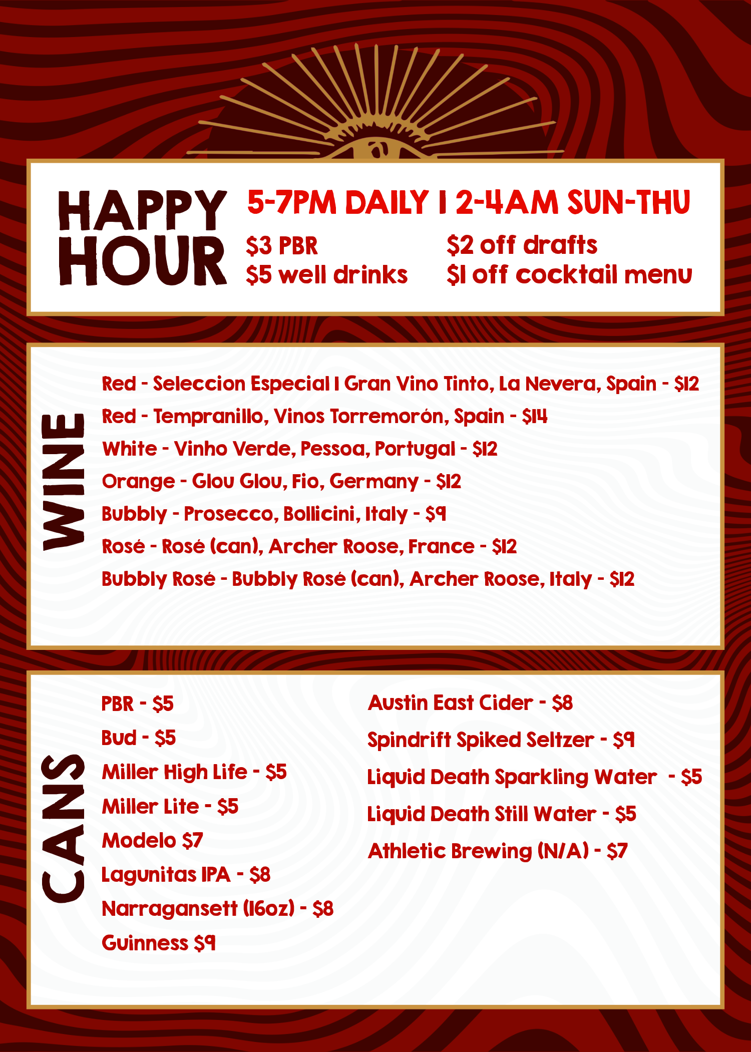 menus – TV Eye